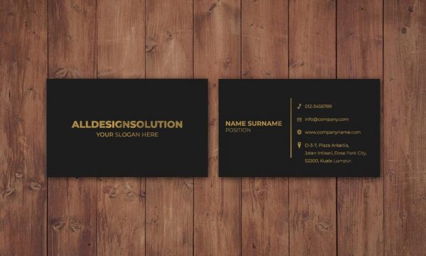 Hot Stamping Name Card 260gsm – All Design Solution