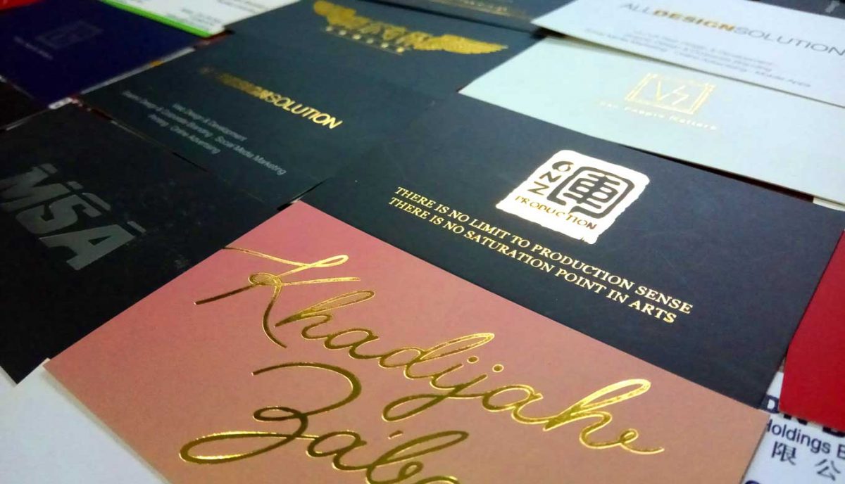 Custom Shape Name Card Printing 260gsm – All Design Solution